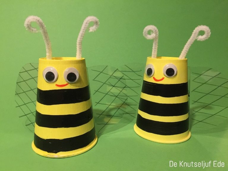Paper Cup Bee Craft Projects For Kids - Kids Art & Craft