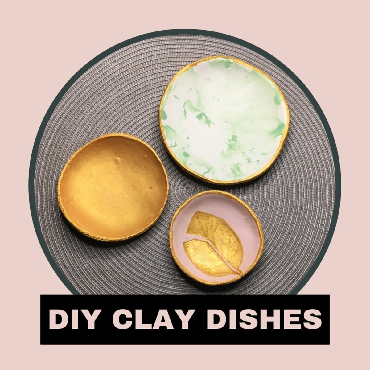 DIY Air Dry Trinket Dish Ideas - Kids Art & Craft