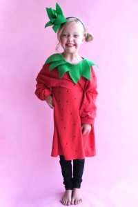 Strawberry Costume DIY Ideas for Kids - Kids Art & Craft