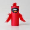 DIY Beautiful Cardinal Craft For Kids - Kids Art & Craft