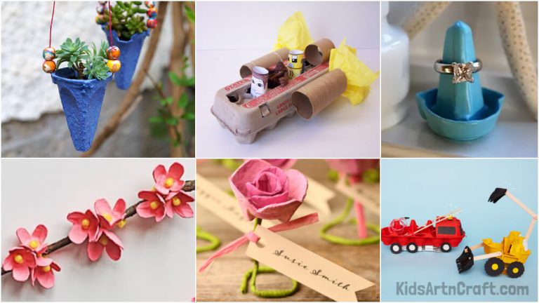 Egg Carton Crafts For Kids To Make With Adults - Kids Art & Craft