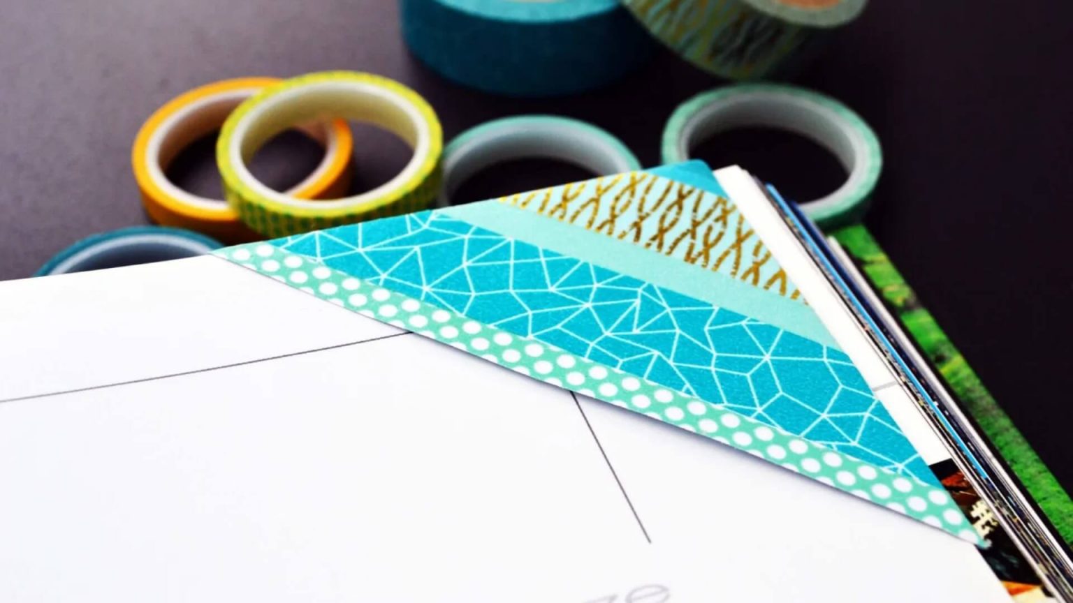 Washi Tape Bookmark Crafts For Kids - Kids Art & Craft