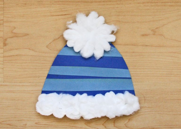 DIY Winter Hat Crafts For Kids - Kids Art & Craft