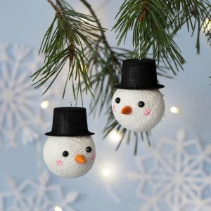 Styrofoam Balls Crafts And Ornaments For Christmas - Kids Art & Craft