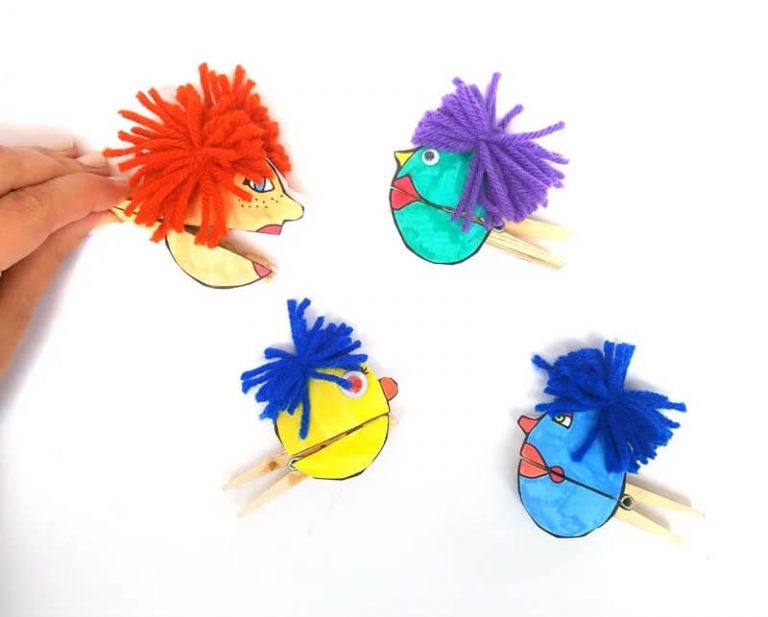 Beautiful Mini Clothespin Crafts - Kids Art & Craft