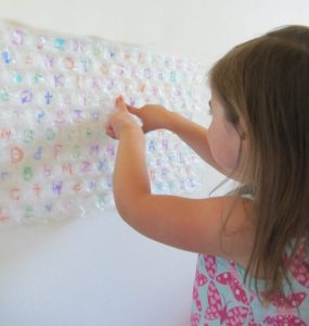Bubble Wrap Gross Motor Game Activities - Kids Art & Craft