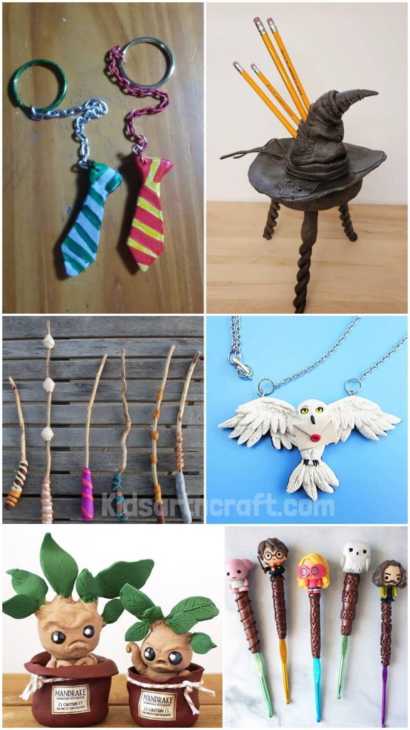 Harry Potter Polymer Clay Crafts Ideas - Kids Art & Craft