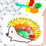 Animal Paintings Using Fork - Kids Art & Craft