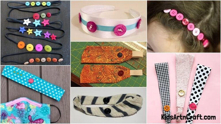 Easy to Make Headbands With Buttons – Super Button Craft Ideas - Kids ...