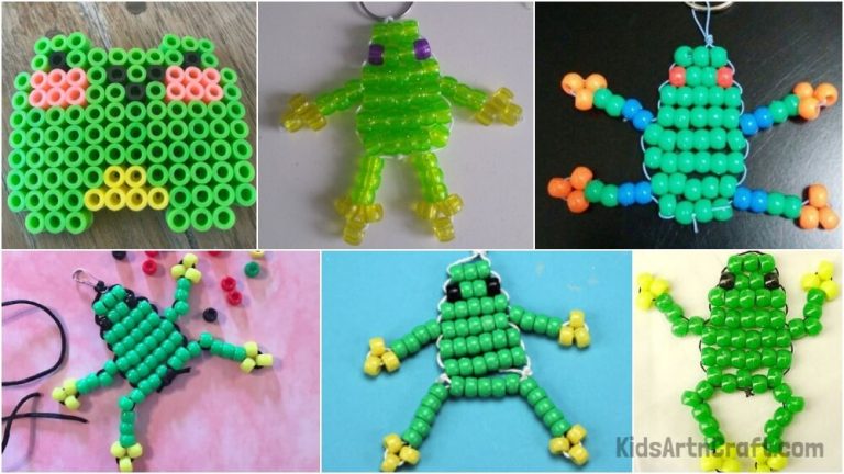 Pony Beads Frog Pet Craft Ideas - Kids Art & Craft