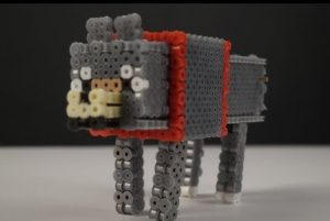 Wolf Perler Bead Patterns - Kids Art & Craft