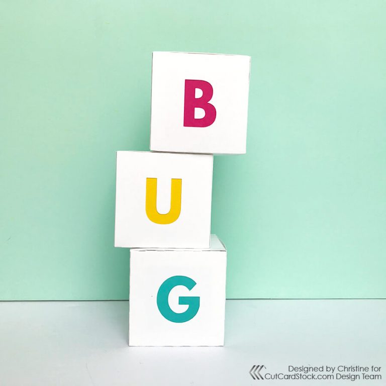 DIY Alphabet Paper Blocks - Kids Art & Craft