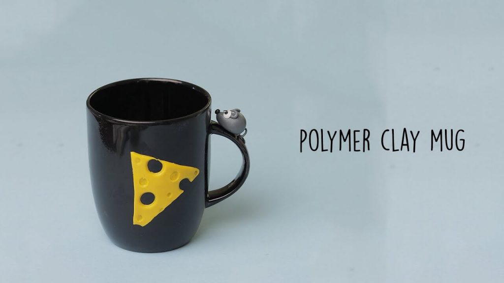 DIY Mug Decorated with Polymer Clay - Kids Art & Craft