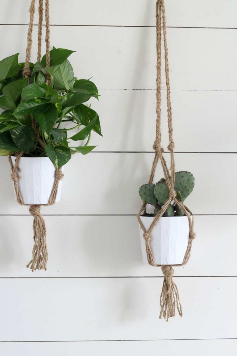 Macrame Plant Hanger Patterns - Kids Art & Craft