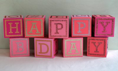 DIY Alphabet Paper Blocks - Kids Art & Craft