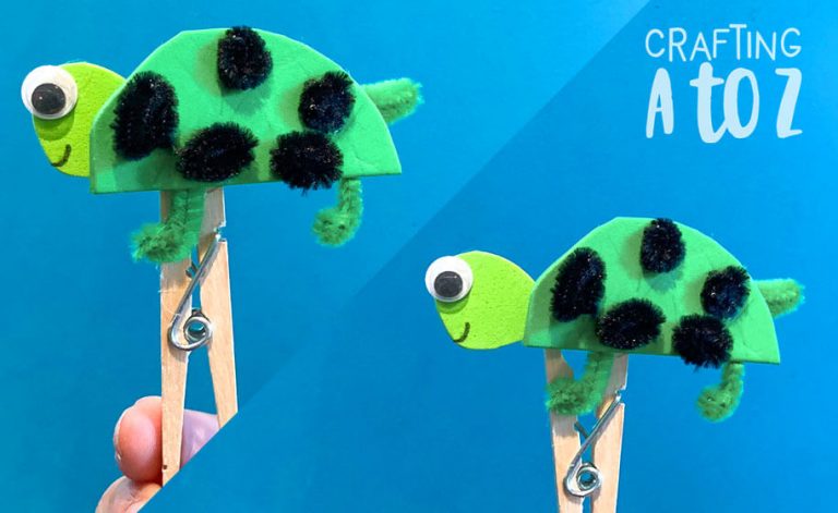 Clothespin Animal Crafts - Kids Art & Craft