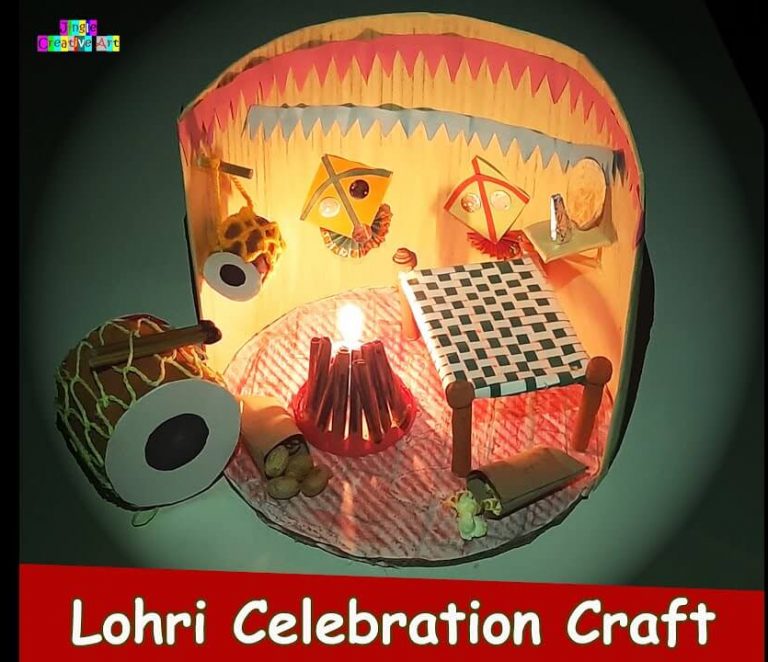 Lohri Crafts & Activities for Kids - Kids Art & Craft