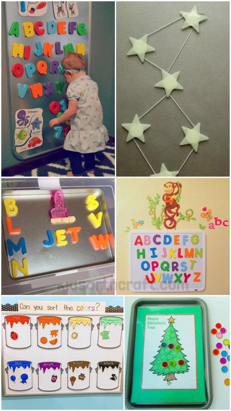 Magnetic Activity Board For Kids - Kids Art & Craft
