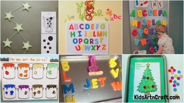 Magnetic Activity Board For Kids - Kids Art & Craft