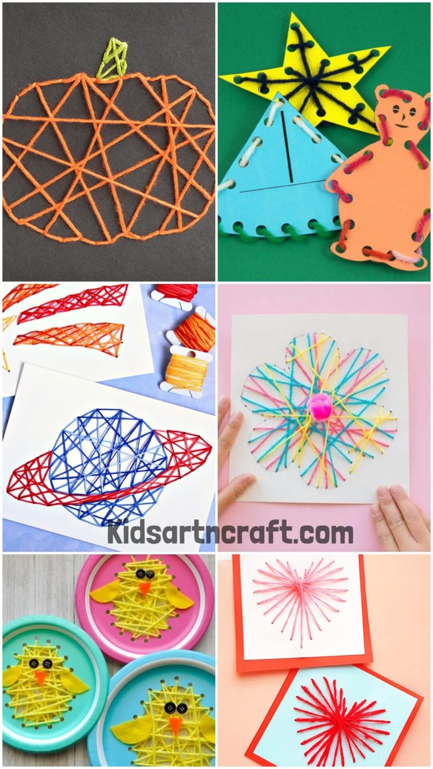Needle And Thread Crafts - Kids Art & Craft