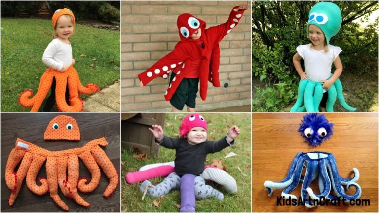 Octopus Costume DIY Ideas for Kids - Kids Art & Craft