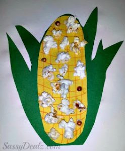 Popcorn Craft Ideas for Kids - Kids Art & Craft