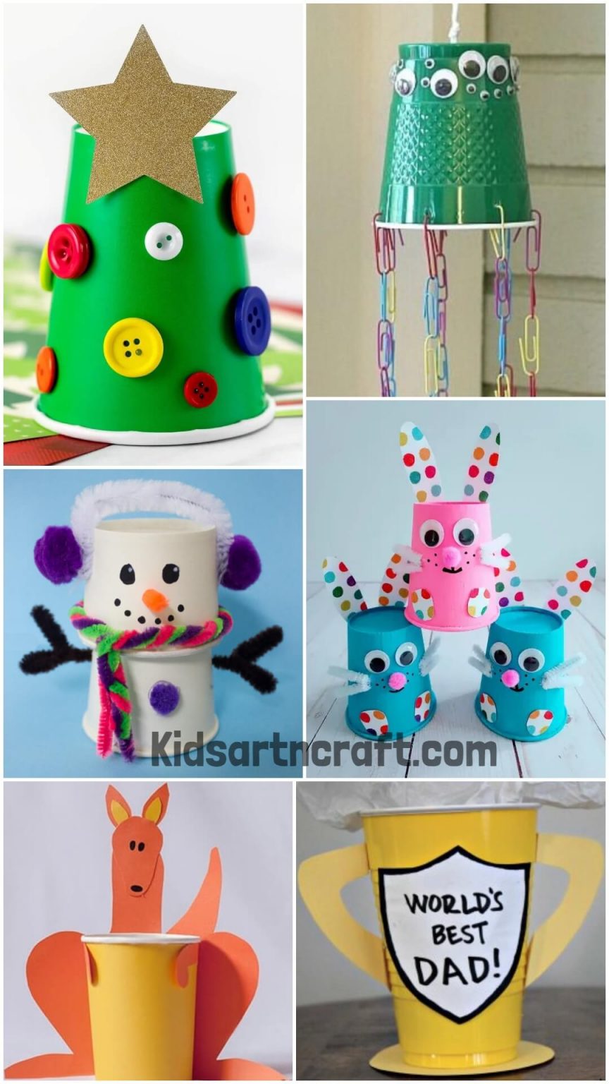 Paper Coffee Cup Craft Ideas - Kids Art & Craft