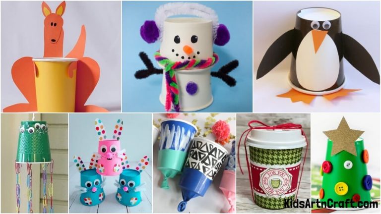 Paper Coffee Cup Craft Ideas - Kids Art & Craft
