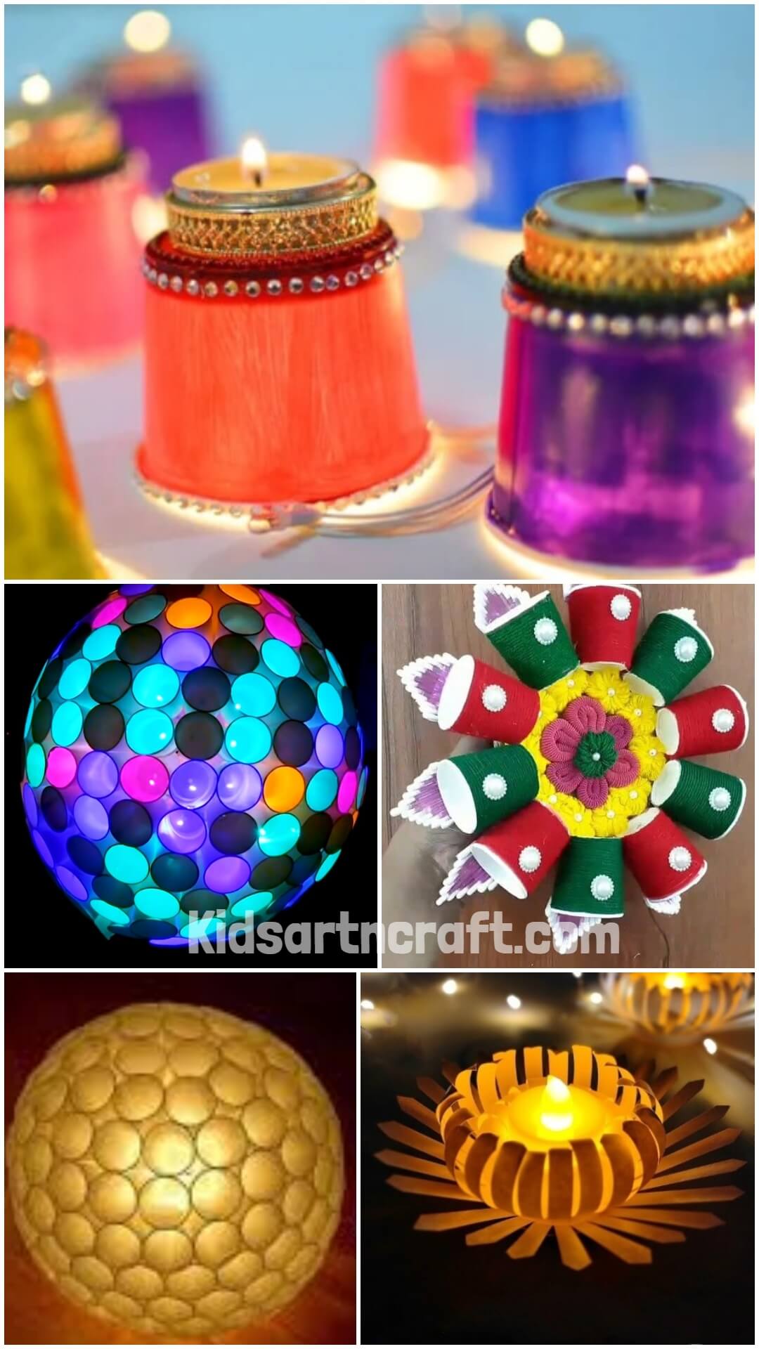 Paper Cup Crafts for Home Decoration - Kids Art & Craft