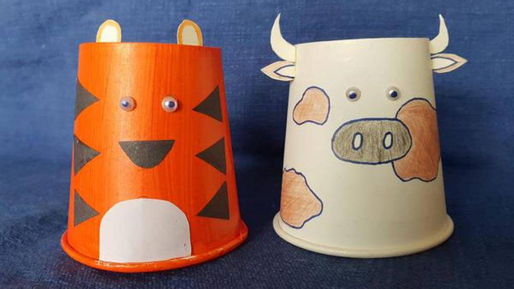 Paper Cup Miniature Crafts for Kids - Kids Art & Craft
