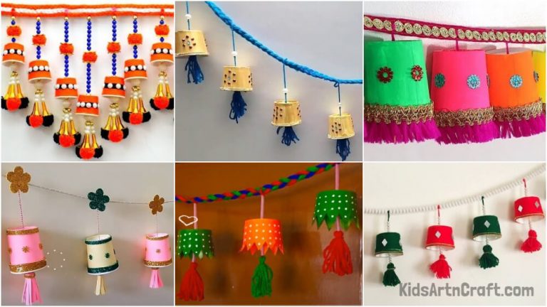 Paper Cup Toran Ideas - Kids Art & Craft