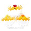 Easter Chick Basket Crafts for Kids - Kids Art & Craft