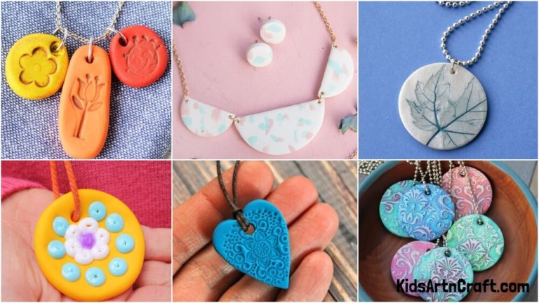 Polymer Clay Necklace Craft Ideas - Kids Art & Craft