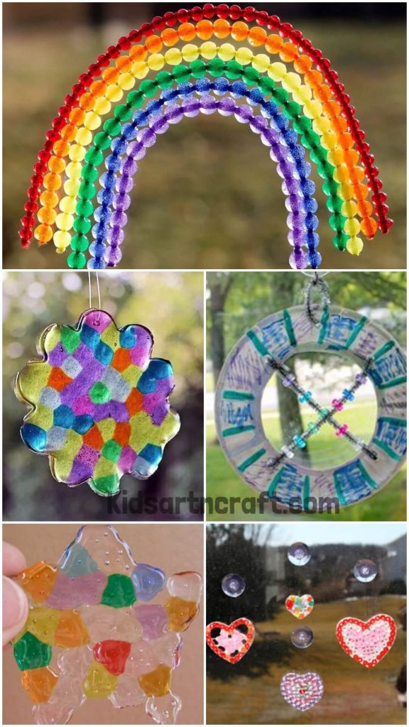 Pony Bead Suncatcher Craft Project Ideas - Kids Art & Craft