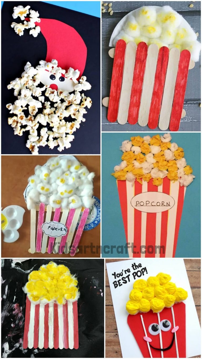 Popcorn Craft Ideas for Kids - Kids Art & Craft
