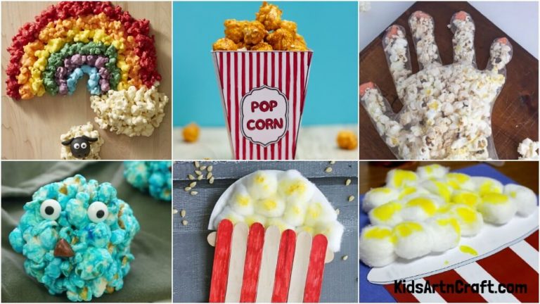 Popcorn Craft Ideas for Toddlers - Kids Art & Craft