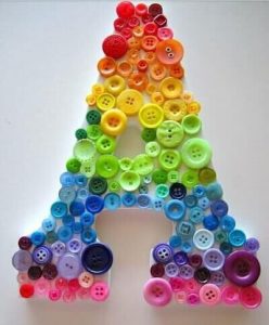 Rainbow Button Crafts For Kids - Kids Art & Craft
