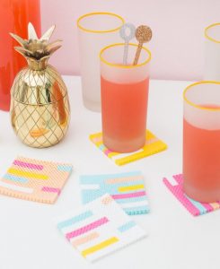 DIY Beads Coaster Crafts For Kids - Kids Art & Craft