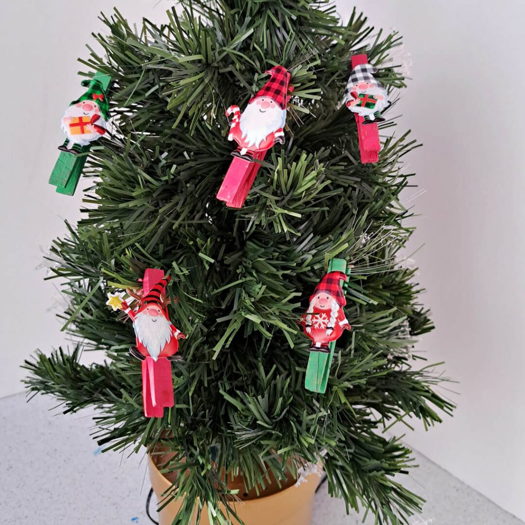 DIY Clothespin Christmas Ornaments - Kids Art & Craft