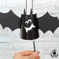 Bat Paper Cup Craft Ideas for Kids - Kids Art & Craft