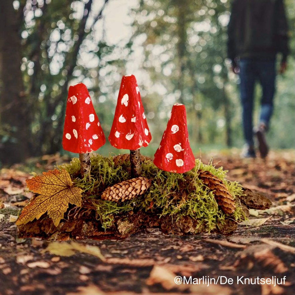 Egg Carton Mushroom Crafts - Kids Art & Craft