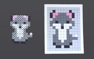 Wolf Perler Bead Patterns - Kids Art & Craft