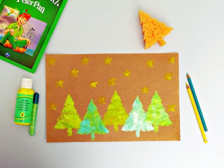 DIY Sponge Stamps For Kids - Kids Art & Craft