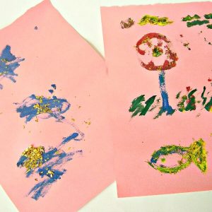 Glitter Crafts For Toddlers - Kids Art & Craft