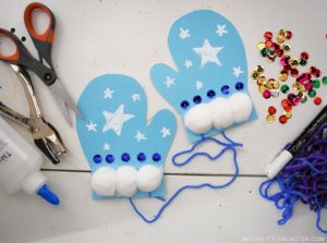 Winter Mitten Craft For Preschoolers - Kids Art & Craft
