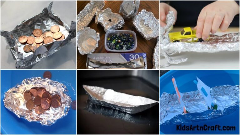 Stem Activities with Aluminum Foil - Kids Art & Craft