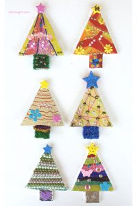 Handmade Aluminum Foil Tree Crafts - Kids Art & Craft
