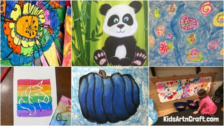 Tempera Paint Sticks Art Projects for Kids - Kids Art & Craft