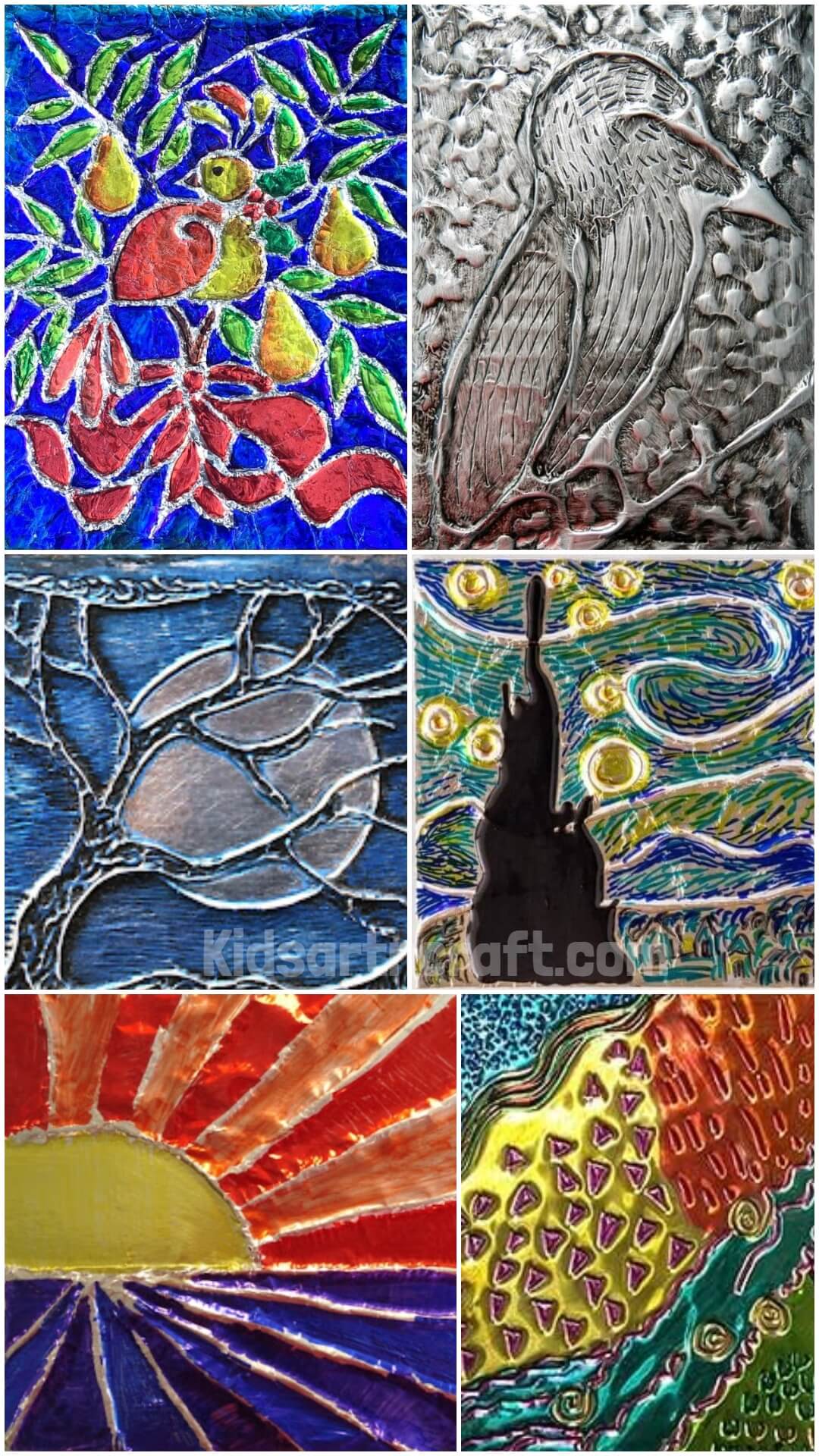 Tin Foil Art Activities for Kids - Kids Art & Craft