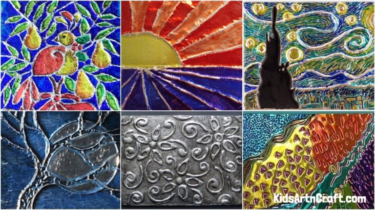 Tin Foil Art Activities for Kids - Kids Art & Craft